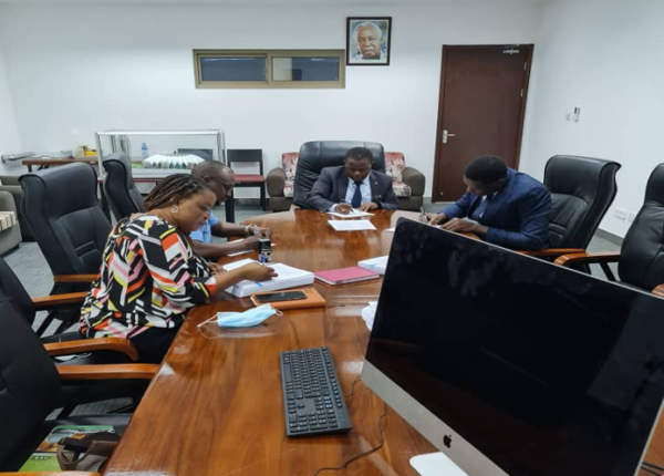 Contract Signing for a Feasibility study singida-hydom road